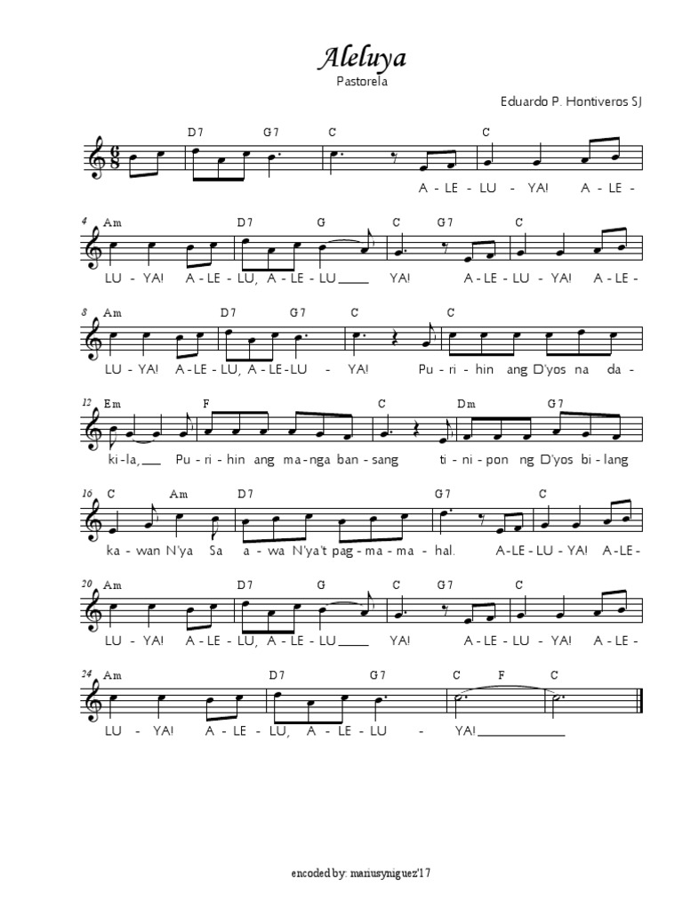 ALELUYA Pastorela | PDF