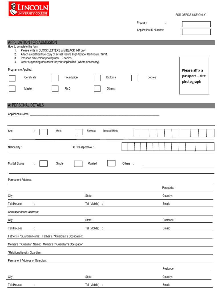 1-8 Admission - Registration Form | PDF