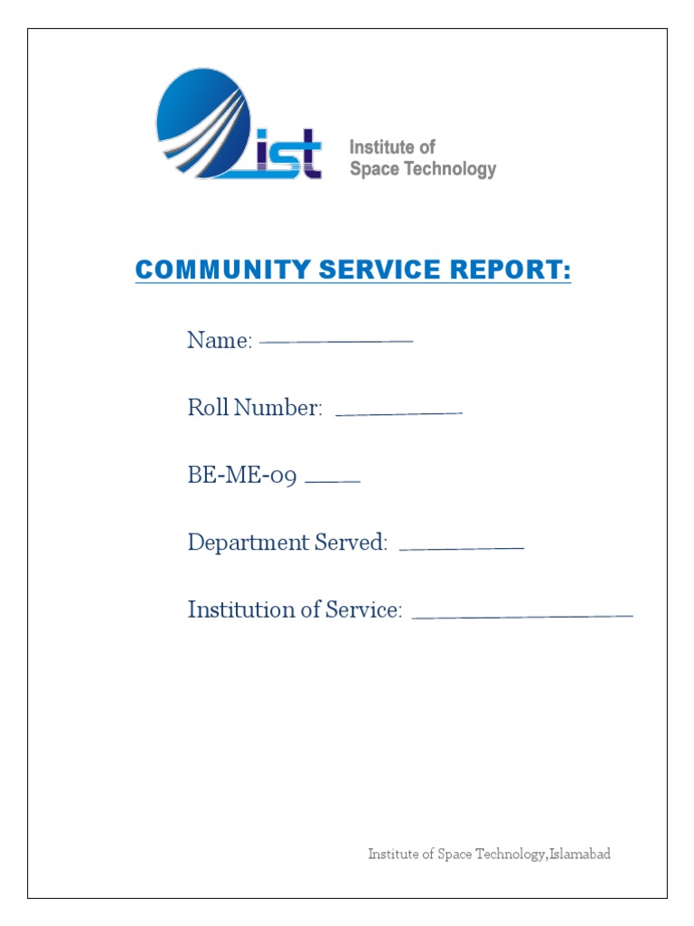 Community Service Report Overview | PDF | Teachers | Volunteering