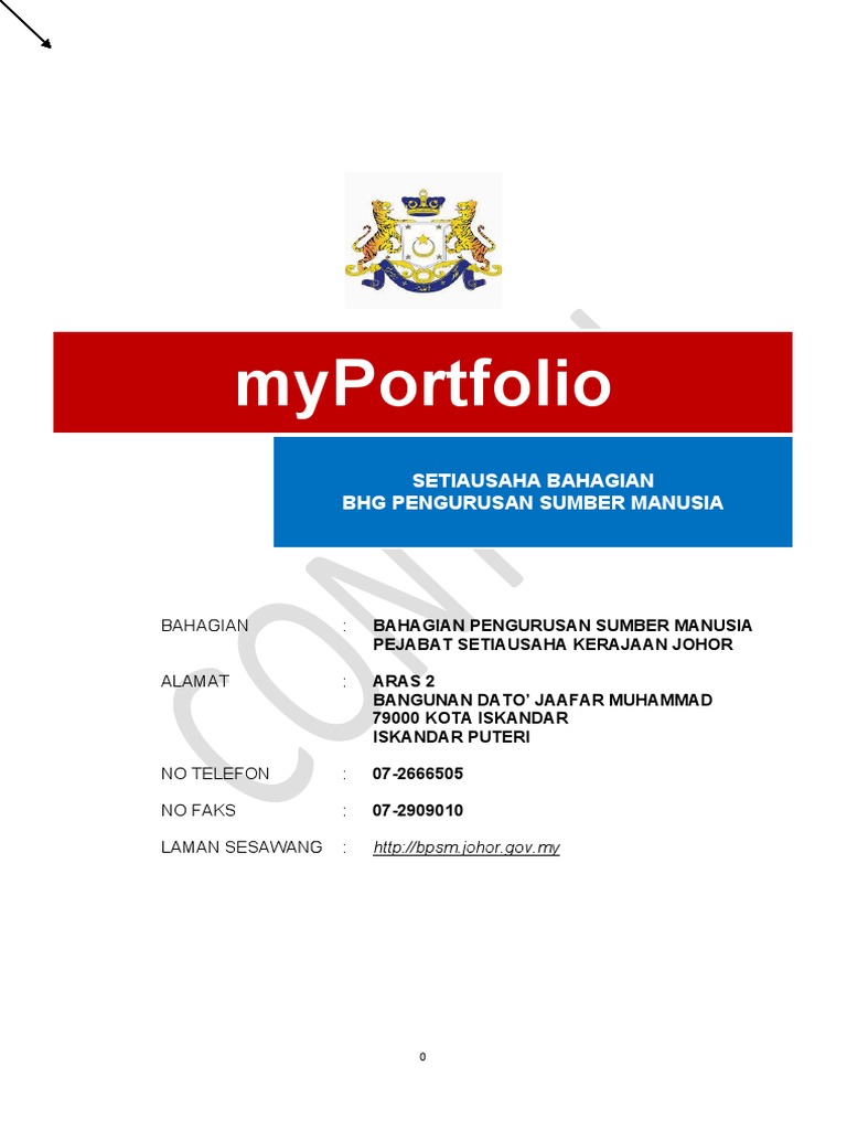 Contohmyportfolio 2 | PDF