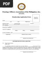 Psa Membership Application Form April 2022 | PDF | Banks | Economies