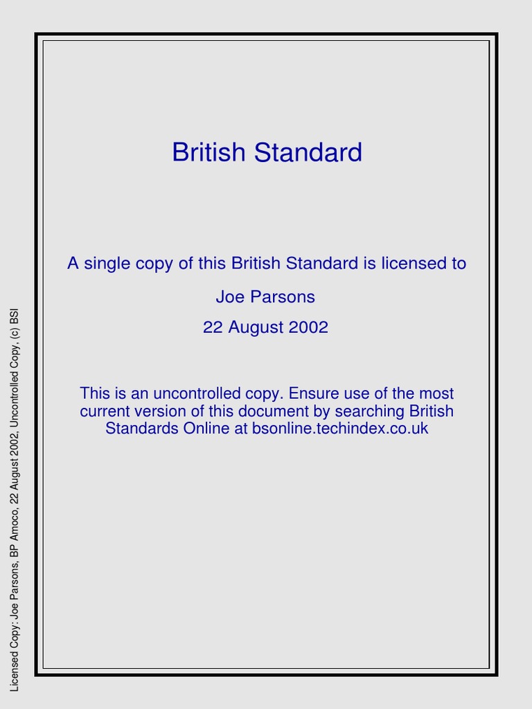 BS EN 166 2002 PPE Personal Eye Protection Specification | PDF ...