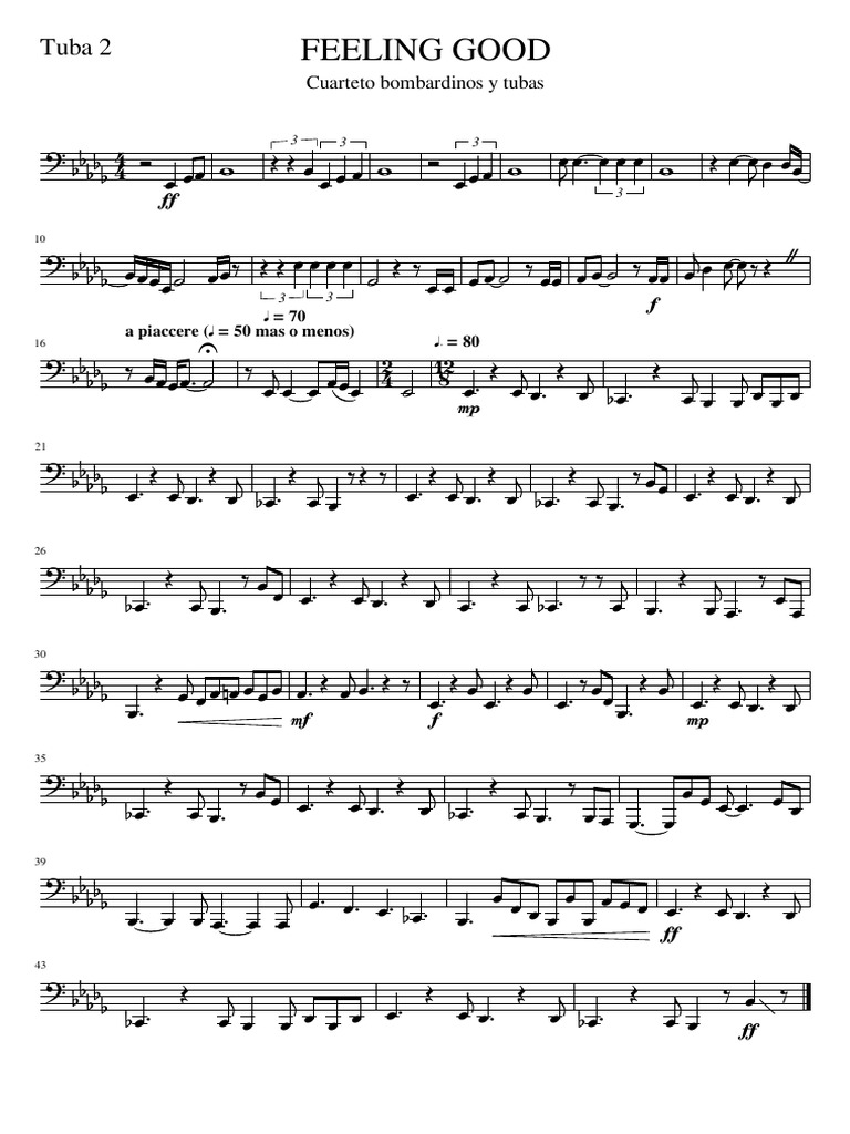 FEELING GOOD-Tuba 2 | PDF
