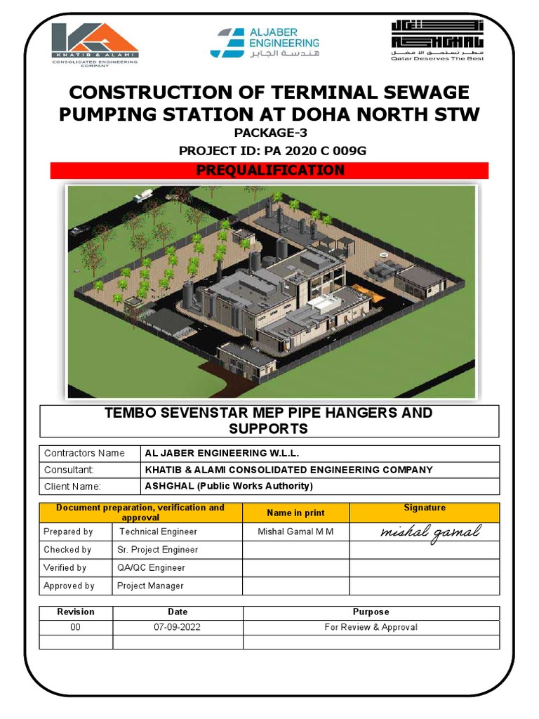 Preq Al Jaber Engineering Wiltz Tembo | PDF | Duct (Flow) | Pipe (Fluid ...