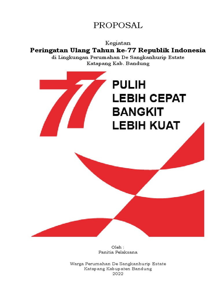 PROPOSAL KEGIATAN 17 Agustus 2022 DSE | PDF