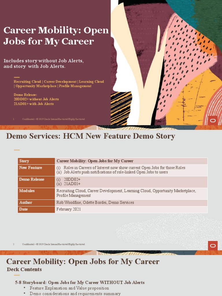 21A Career Mobility - Open Jobs and Alerts For My Career | PDF ...