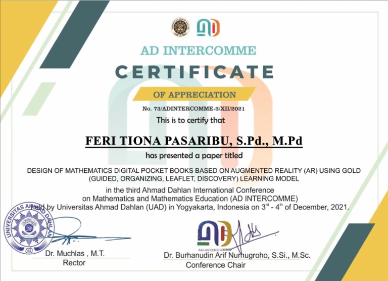 Adintercomme Feri Tiona Pasaribu | PDF