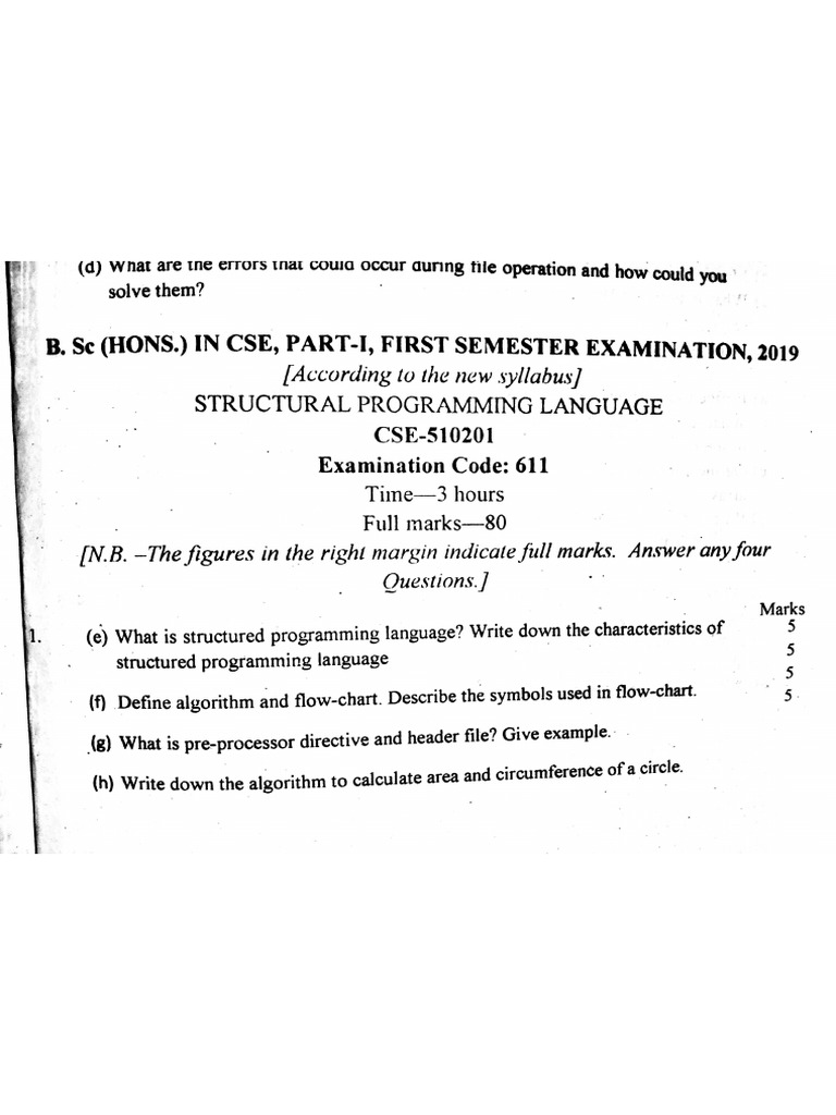 2019 NU Question | PDF