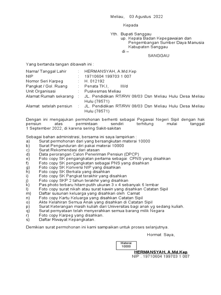 Pensiun Dini | PDF