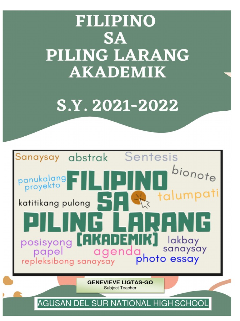 FSPL Akademik Q1 Mod1-WEEK-1-2 | PDF