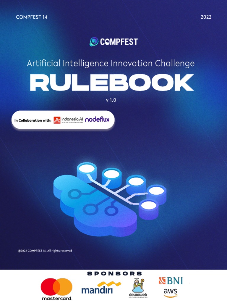 Rulebook Artificial Intelligence Innovation Challenge COMPFEST 14 | PDF