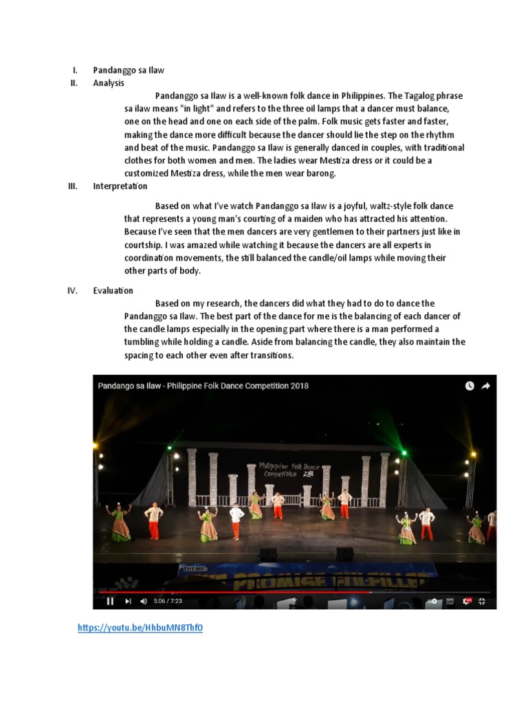 Pandanggo Sa Ilaww | PDF