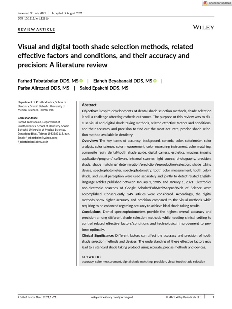 Jerd 12816 | PDF | Color | Accuracy And Precision