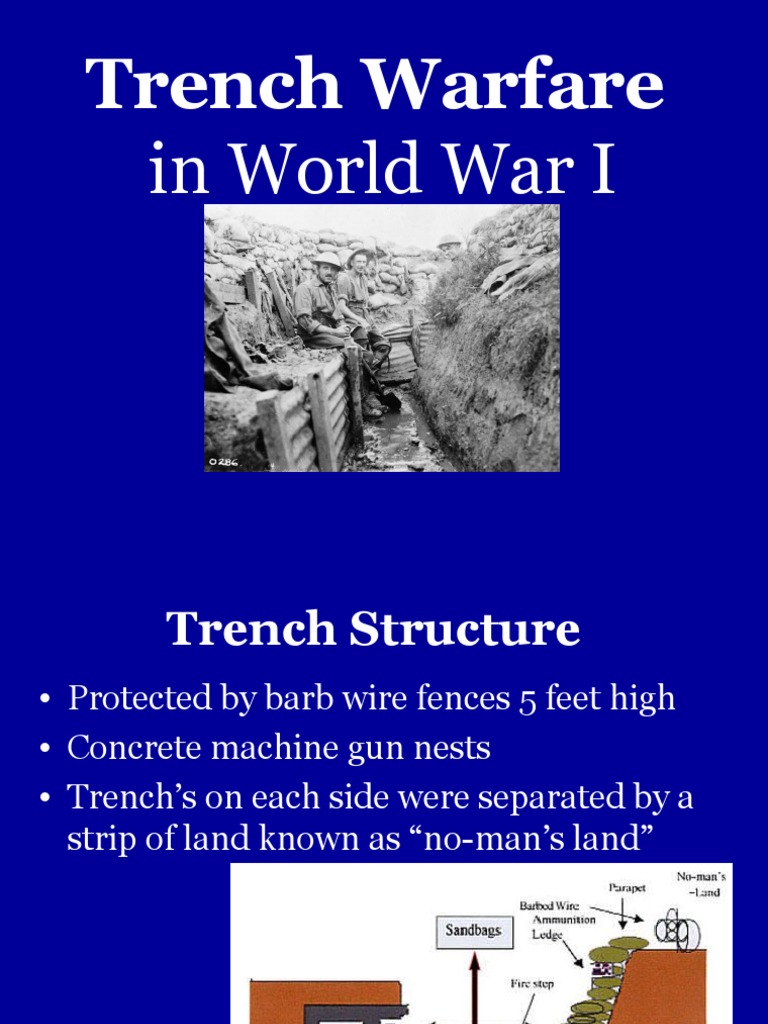 AM HIST - World War I - Trench Warfare Etc. - PPT - Edited | PDF ...