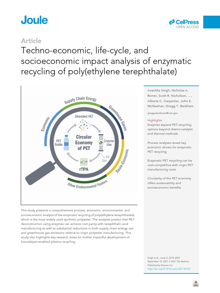 MMC 2 | PDF | Recycling | Sensitivity Analysis