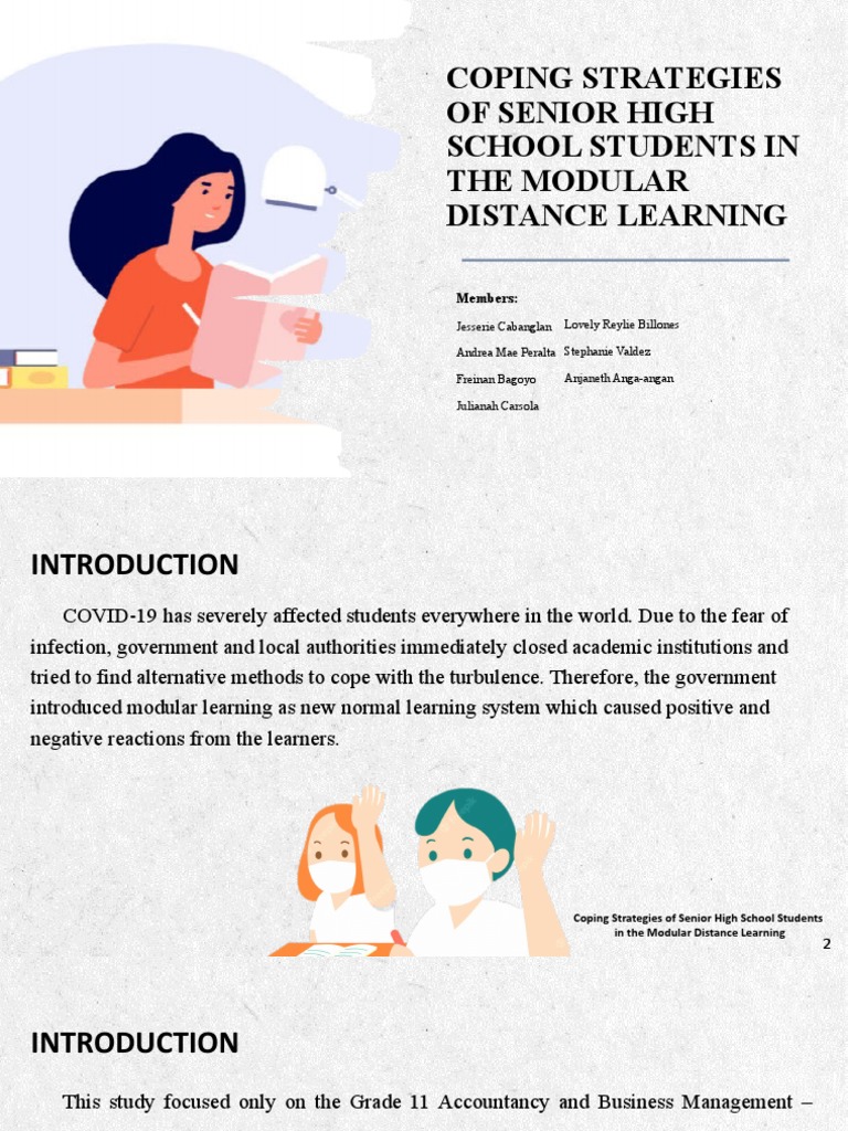 Coping Strategies in Modular Learning | PDF | Distance Education | Learning