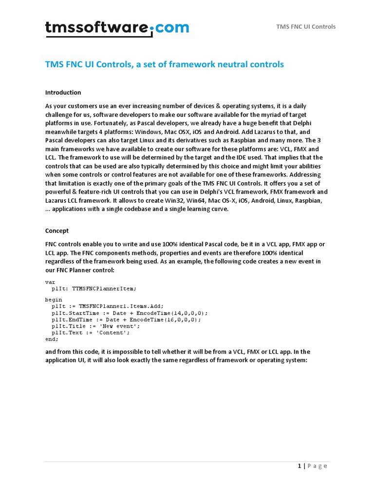 Introducing Tms Fnc Ui Pack Pdf Computing Information Technology Management