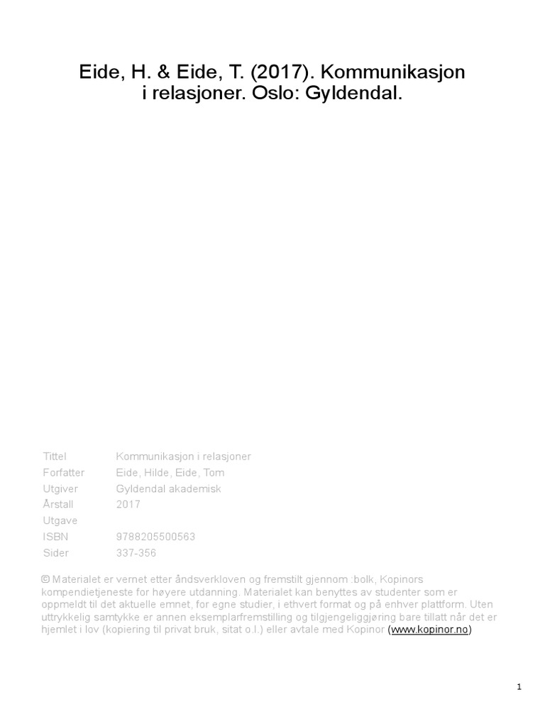 Samarbeid I Grupper Og Team - Eide | PDF