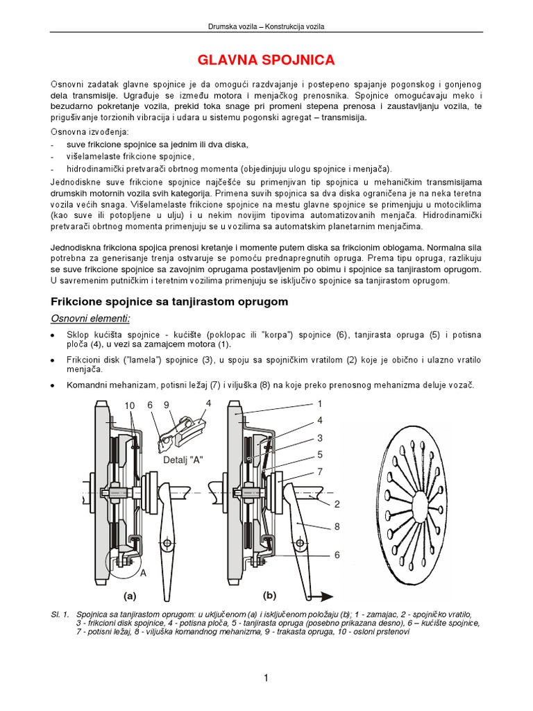 Skripta DV Konstrukcija - 04 Glavna Spojnica | PDF