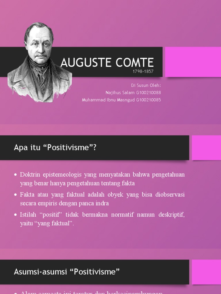 Auguste Comte | PDF