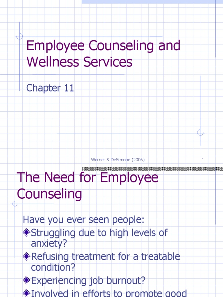Employee Counselling & Wellness Programs | PDF