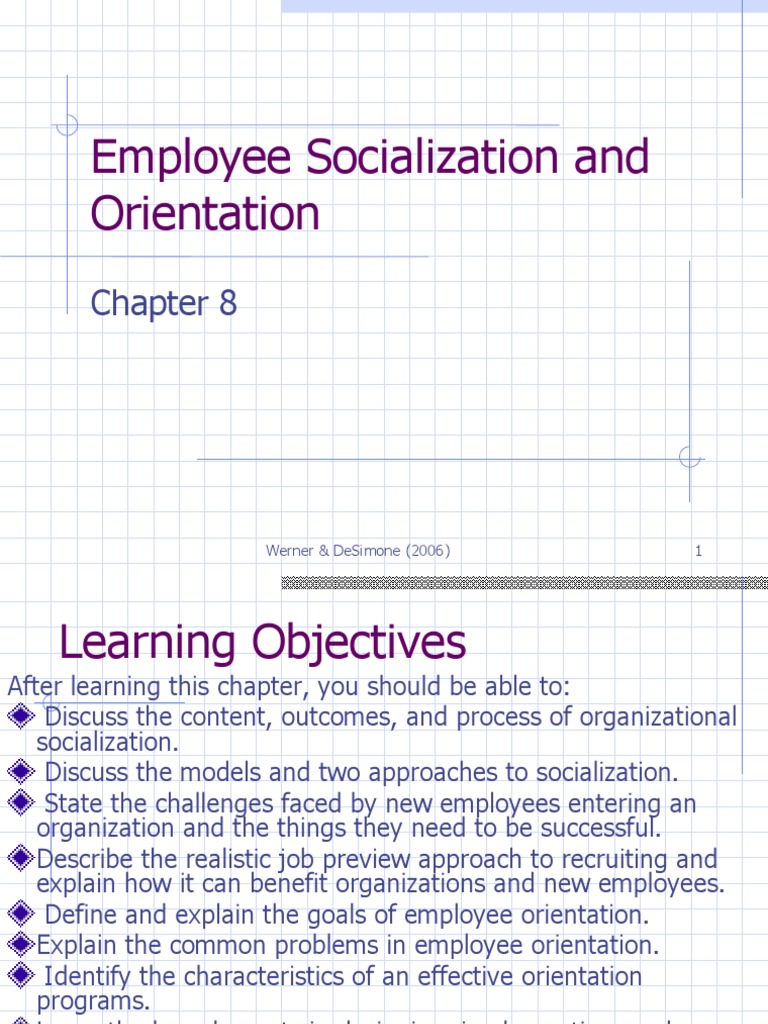 Employee Socialization & Orientation | PDF | Socialization | Workplace