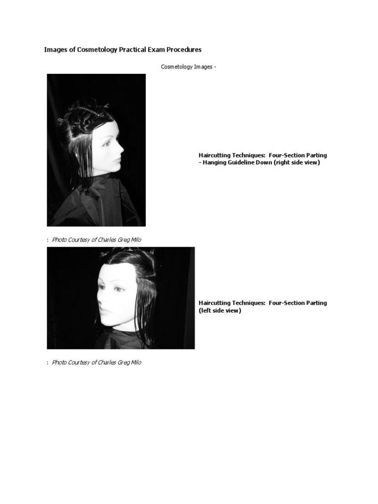 Images of Cosmetology Practical Exam Procedures | PDF | Hairstyle | Beauty