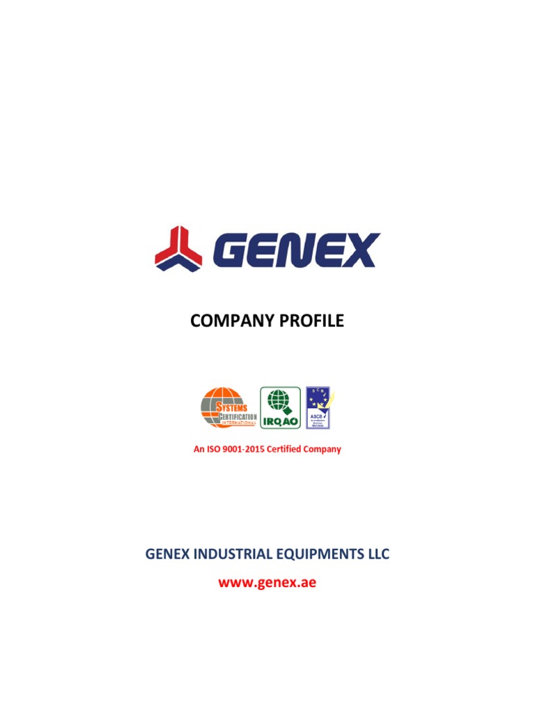 GENEX-Company Profile | PDF | Loader (Equipment) | Forklift