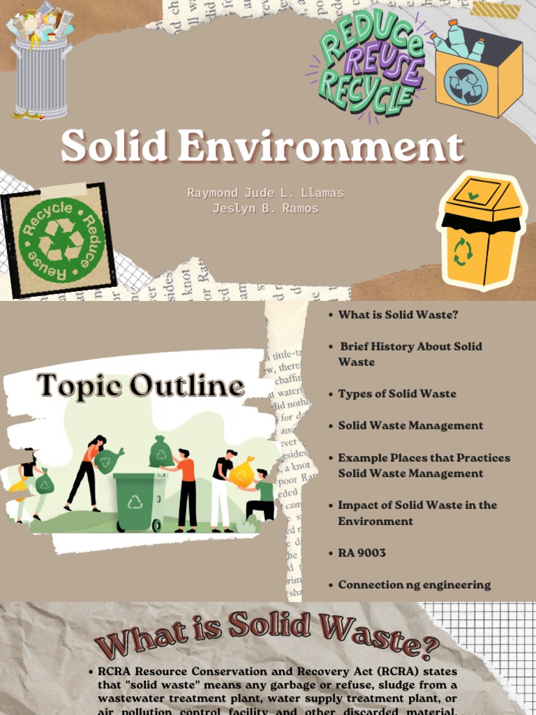 Solid Environment | PDF | Waste Management | Waste