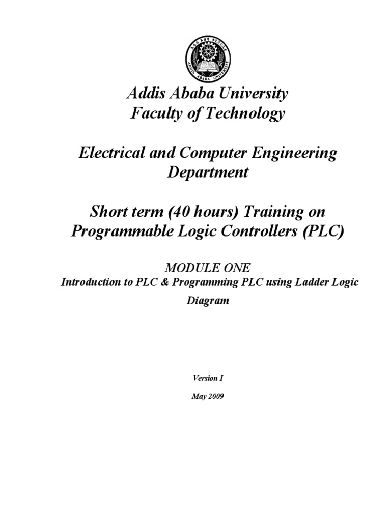 Handout PLCTraining | PDF | Relay | Programmable Logic Controller