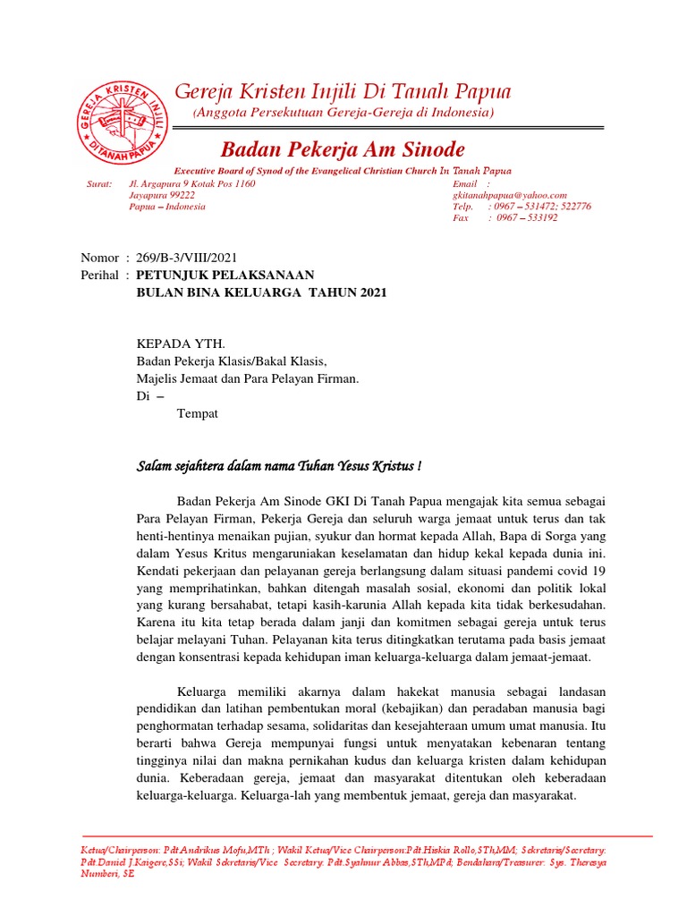 Surat Bpas-Petunjuk BBK | PDF