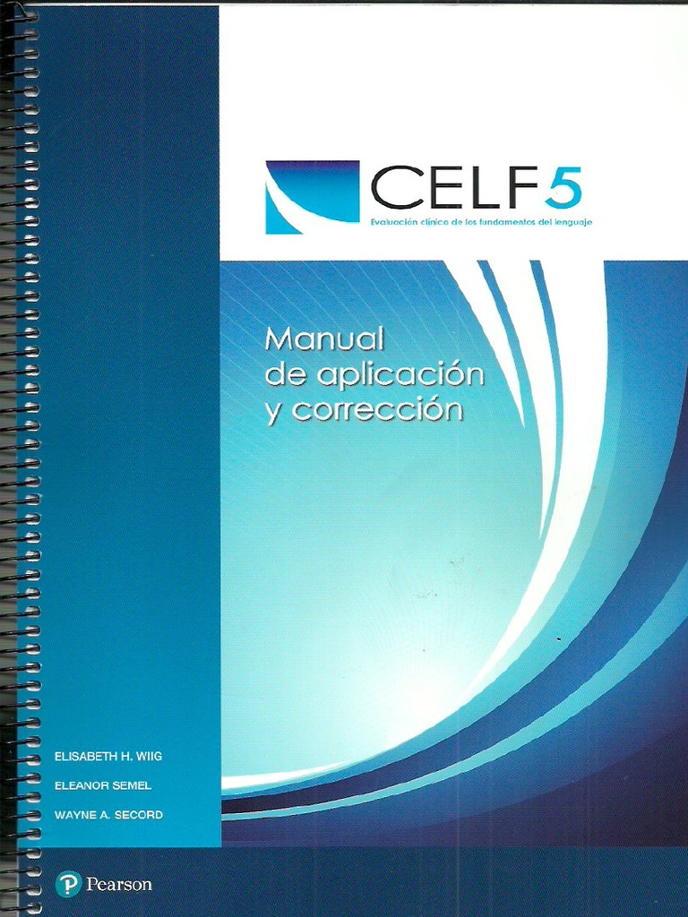 CELF 5. Manual de Aplicación y Corrección | PDF