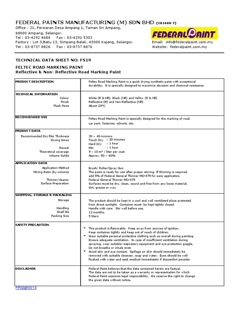 Federal Paint Specs | PDF | Paint | Materials