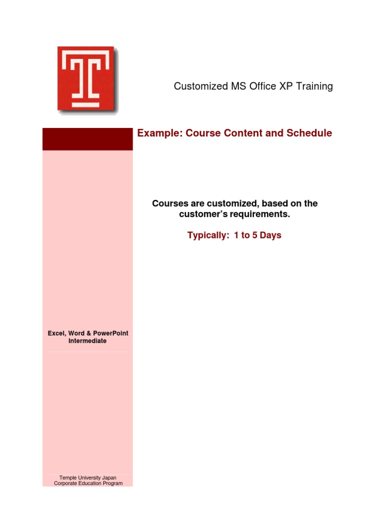 Ms Office Program | PDF | Microsoft Excel | Spreadsheet