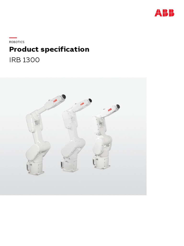 3HAC070393 PS IRB 1300-En | PDF | Rust | Specification (Technical Standard)