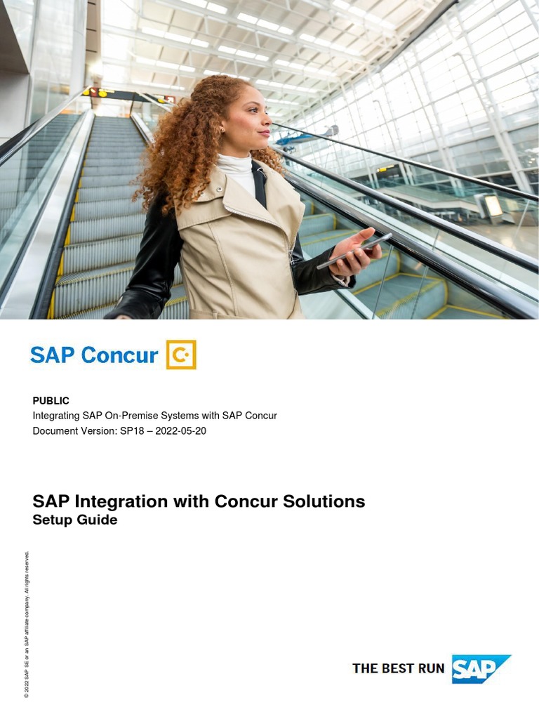 Sap Concur Integration Setup Guide Sp18 Pdf Information Technology Management