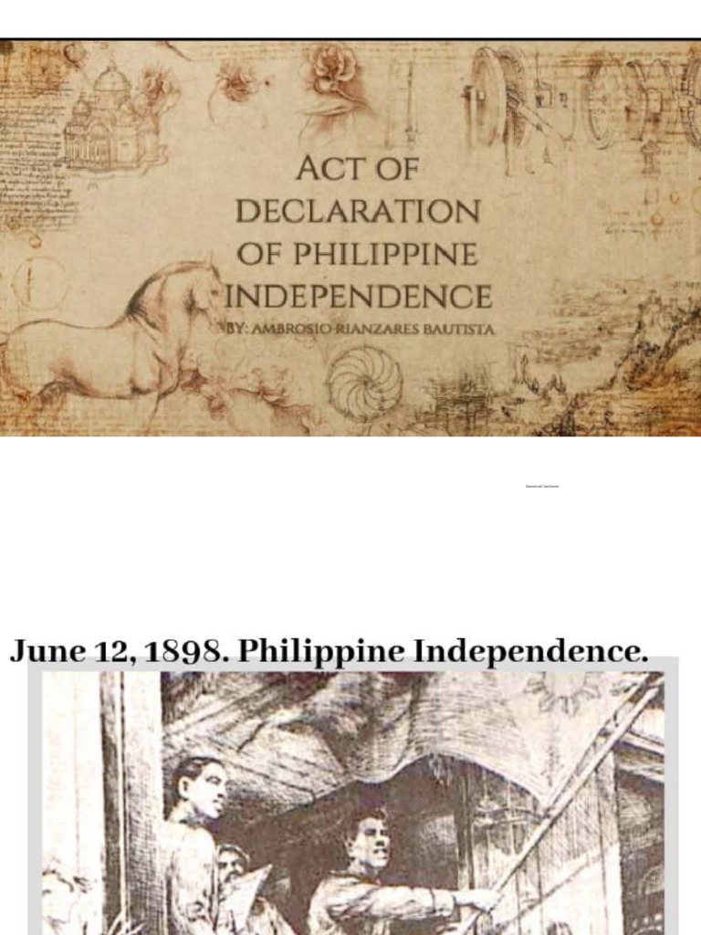 Proclamation of Philippine Independence | PDF