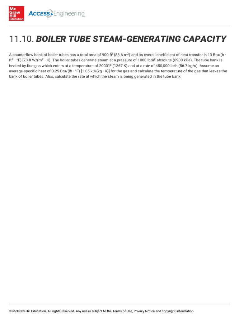 Boiler Tube Steam Generating Capacity | PDF | Steam | Boiler