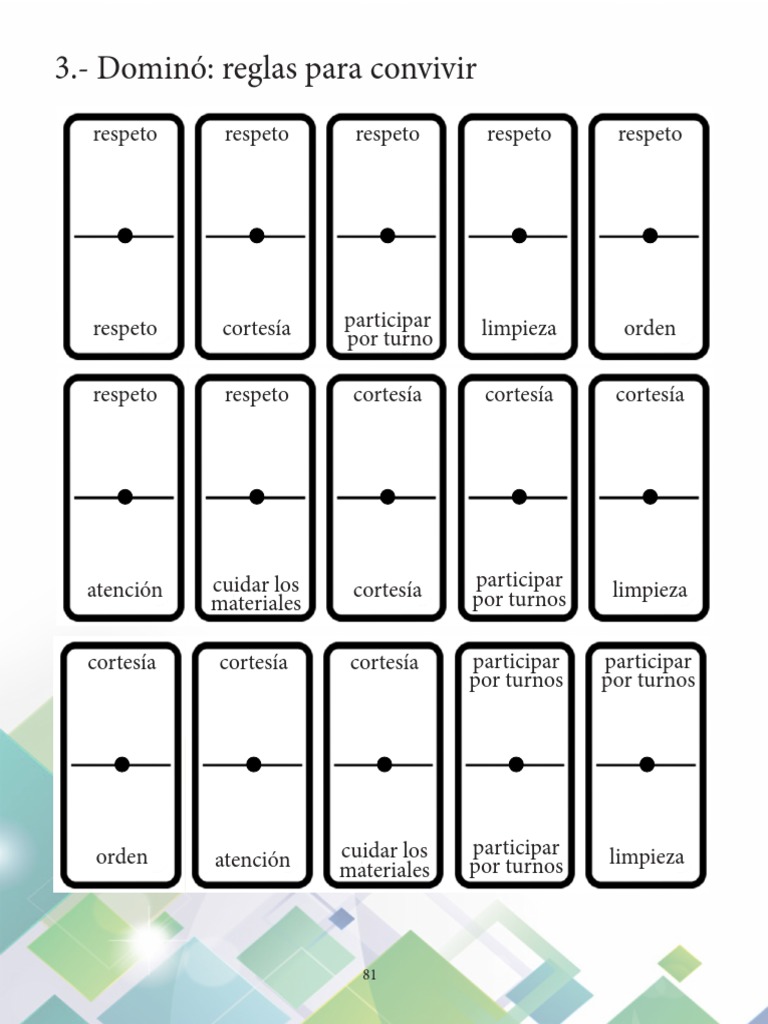 Domino Valores | PDF | Hogar y jardín | Bienestar