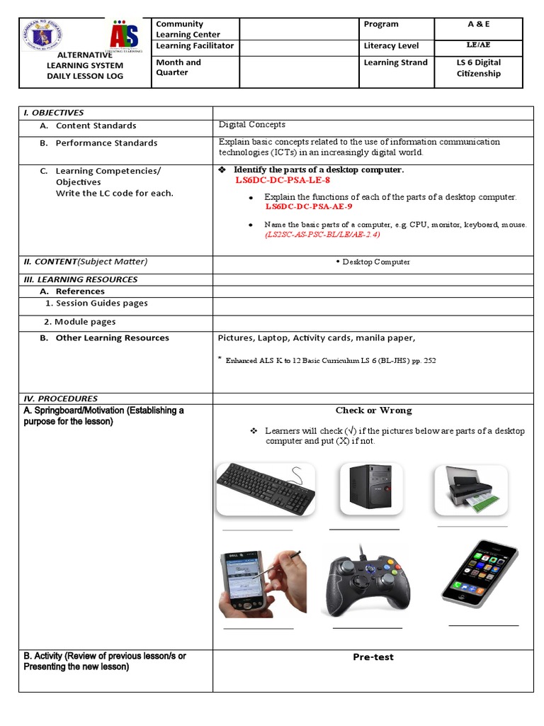 LS6 DLL - (Parts of Desktop Computer) | PDF | Desktop Computer | Computer Science