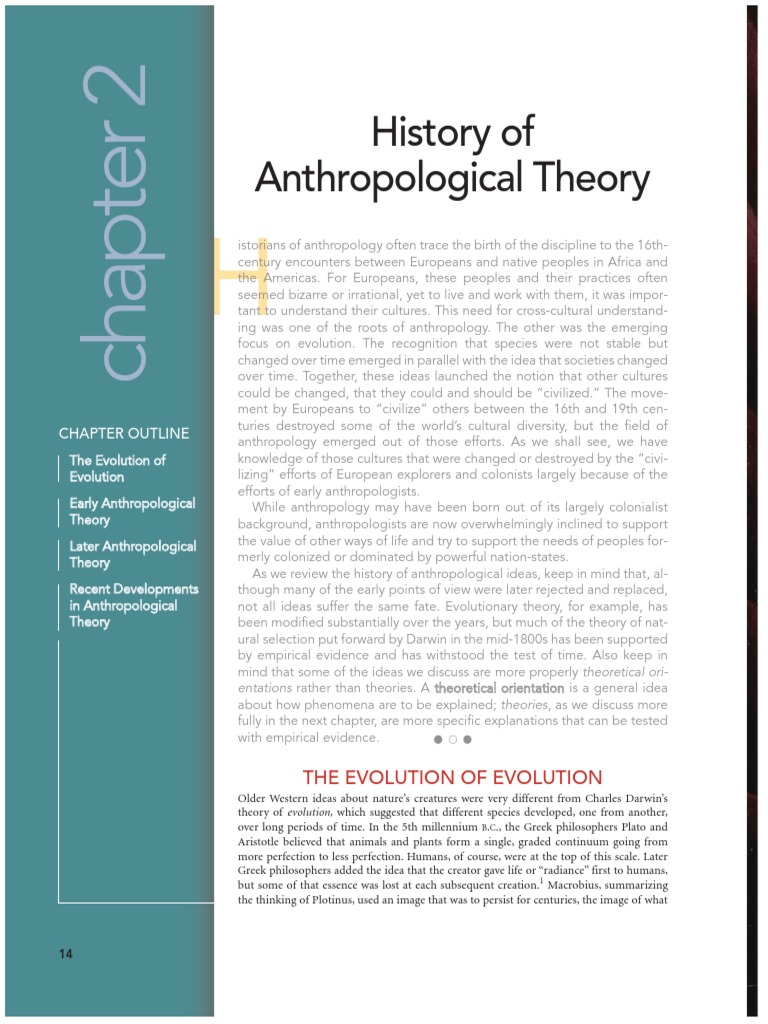 History of Anthropological Theories | PDF