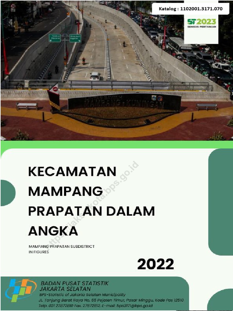 Kecamatan Mampang Prapatan Dalam Angka 2022 | PDF
