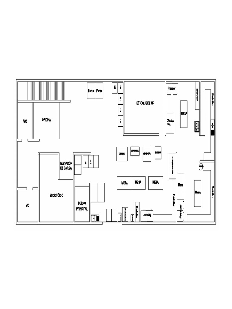 Layout Padaria Produção-Modelo | PDF