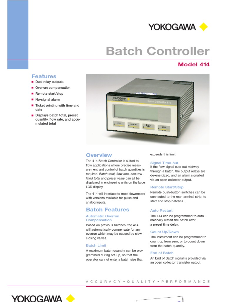 Batch Controller | PDF | Relay | Alternating Current