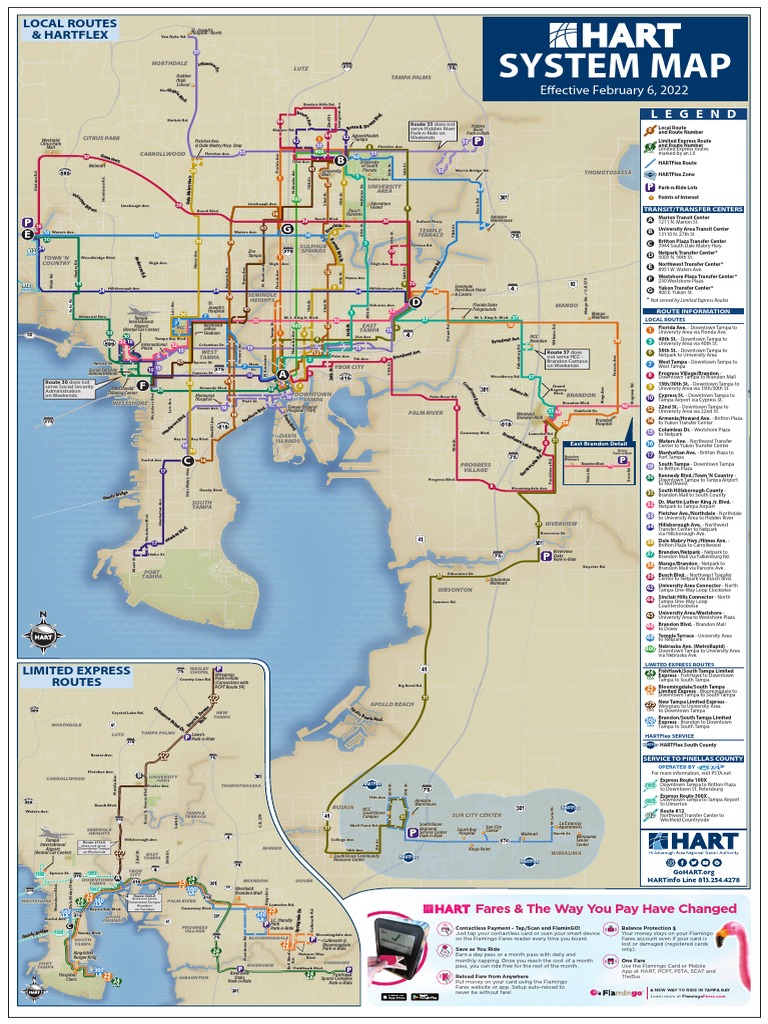 Local routes and Hartflex system map | PDF