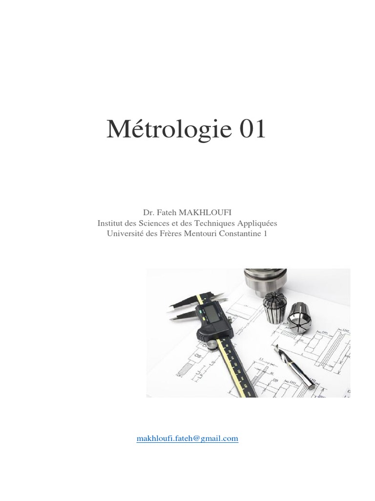 Introduction à la métrologie mécanique | PDF | Métrologie | Science