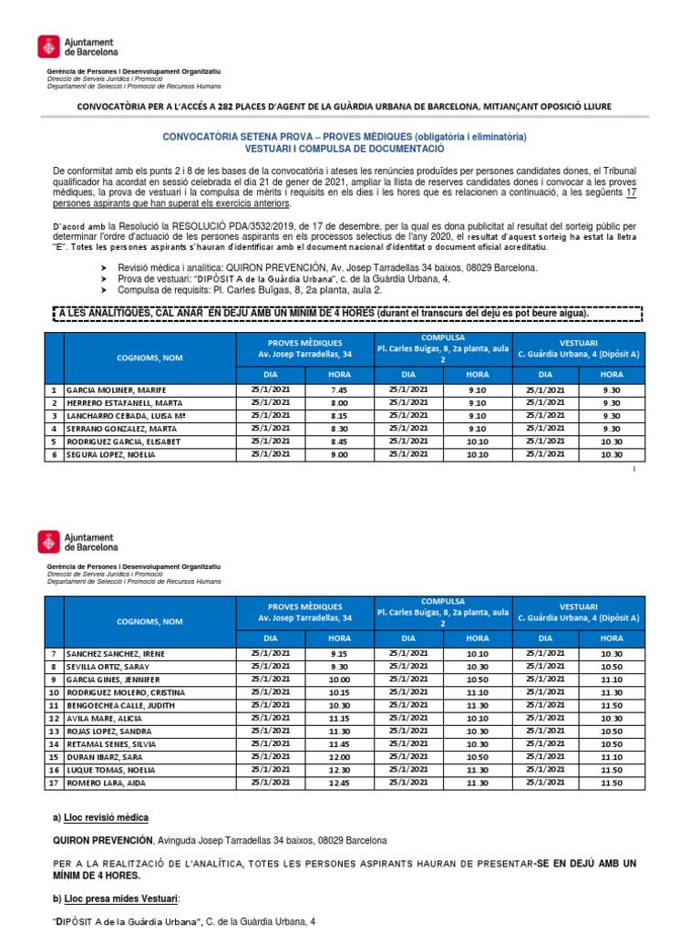 2020 Op 282 Agent Gub Nova Convoatoria 6a Prova Vestuari Compulsa | PDF