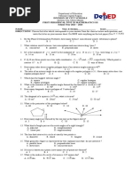 MATH LET REVIEWER 41 Plane and Solid Geometry | PDF | Triangle | Circle