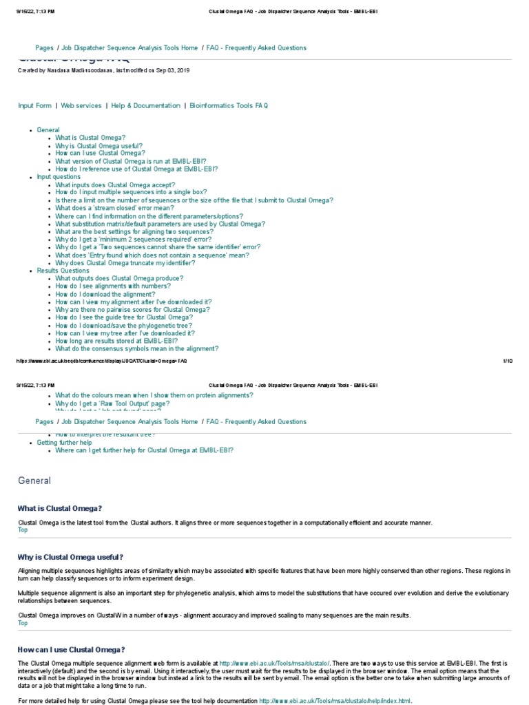 FALLSEM2022-23 BIT3001 ETH VL2022230101828 Reference Material II 13-09-2022 Clustal Omega FAQ ...