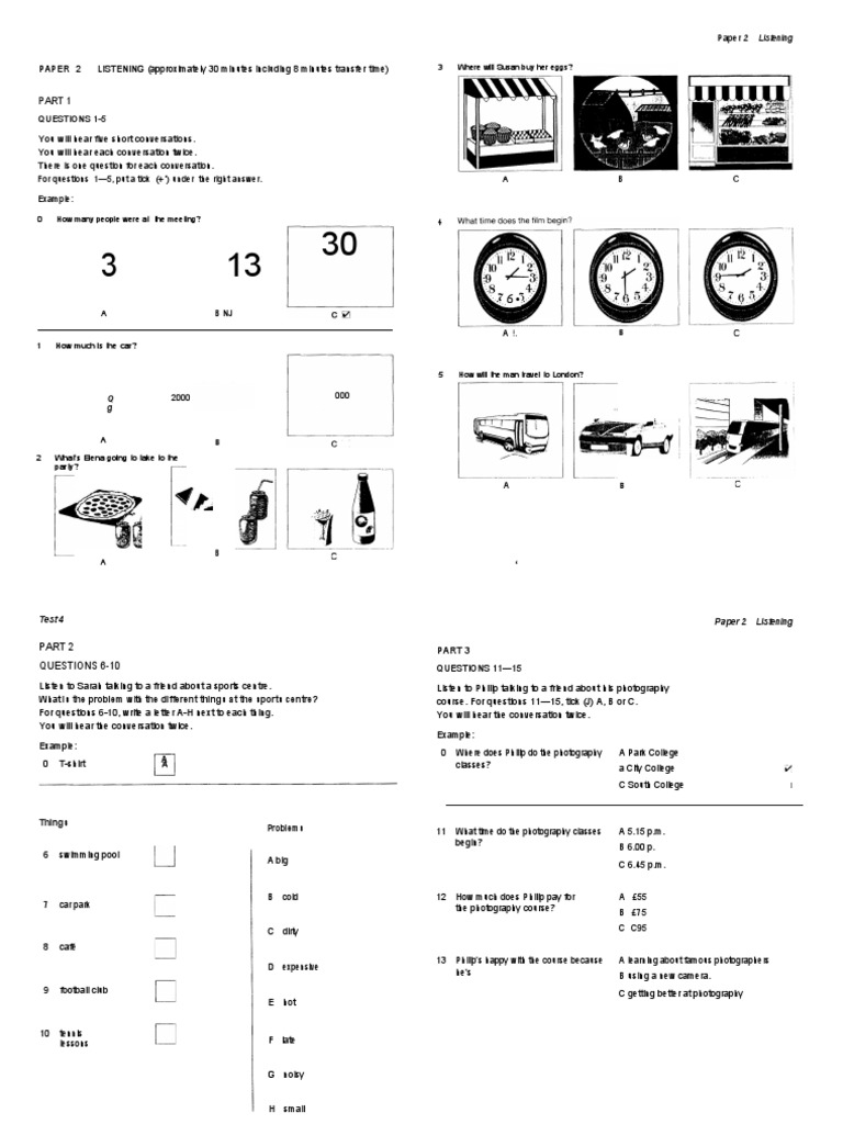 Ket 4 - Test 4 | PDF
